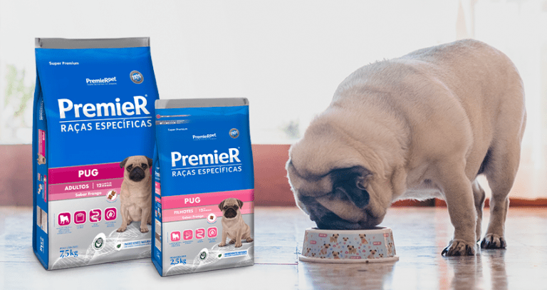 Novidade: Conheça a PremieRpet Raças Específicas para cães da raça Pug ...